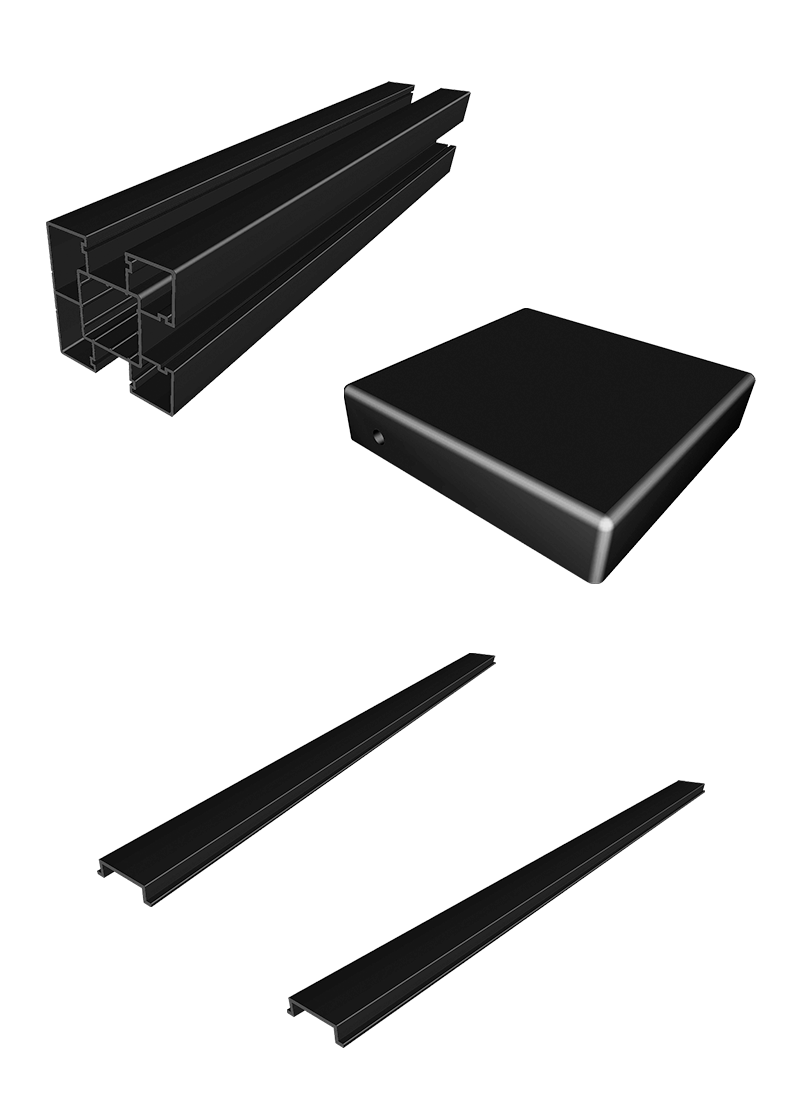 Strol - SmartScreen Accessories - SmartScreen Post and Rail